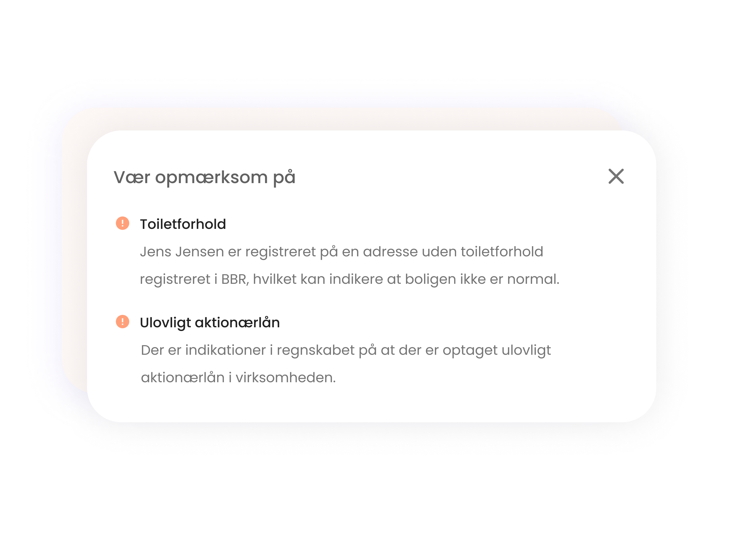 Risikovurdering - Features - Lasso X