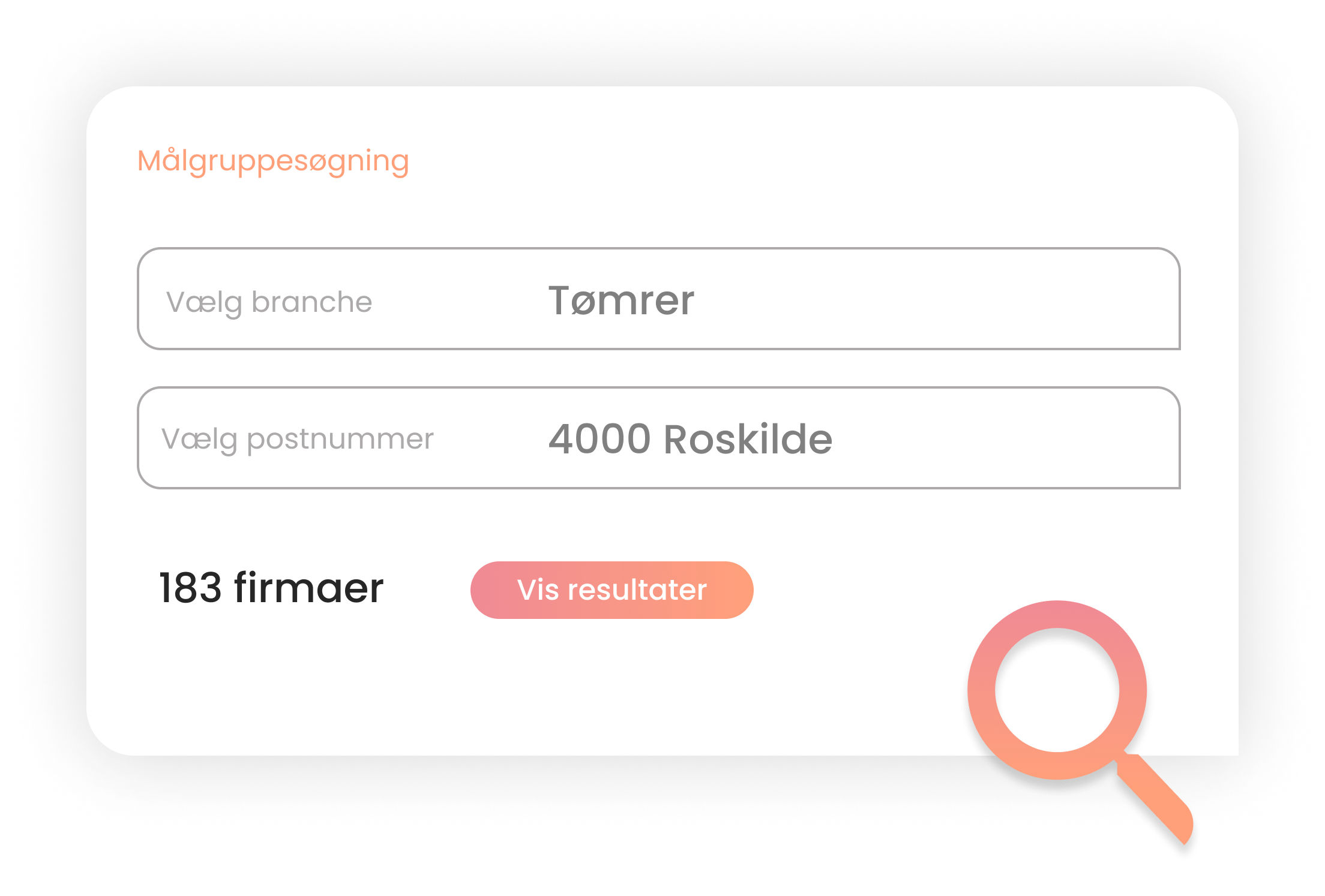 Målgruppesøgning - Features - Lasso X